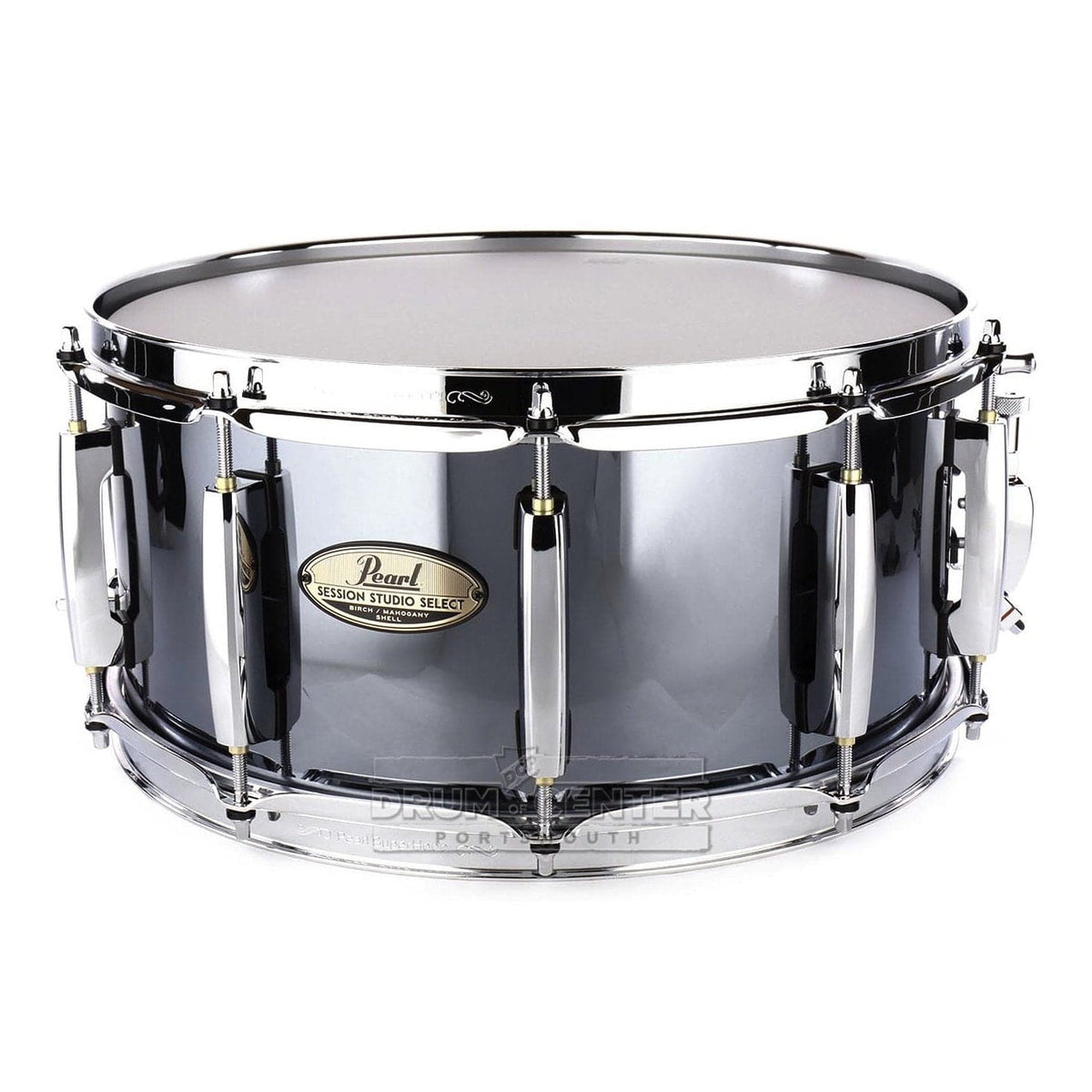 Pearl Session Studio Select Snare Drum 14x6.5 Black Mirror Chrome
