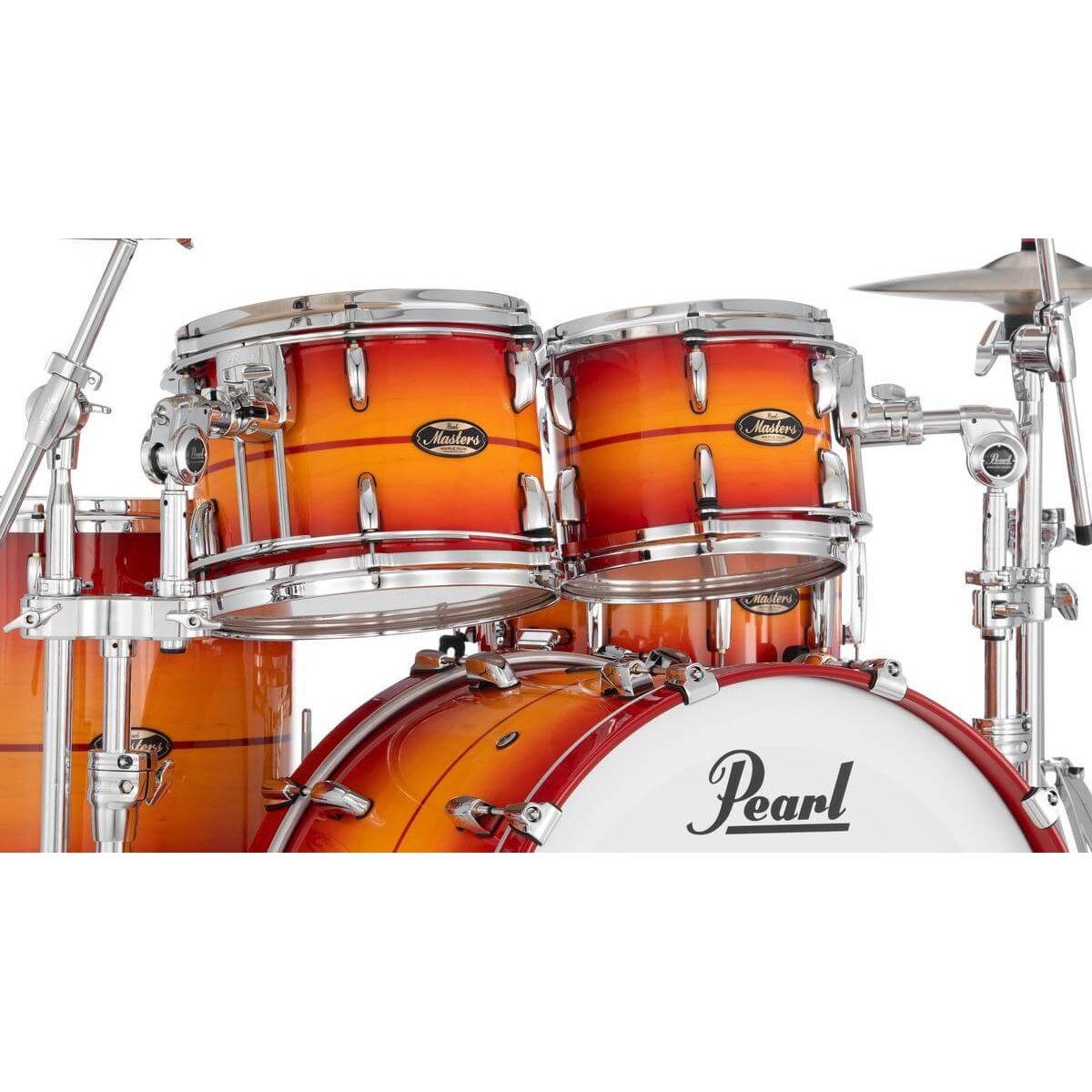 Pearl Masters Maple/Gum 4pc Drum Set w/22x18BD w/Standard R2 Mounts Su