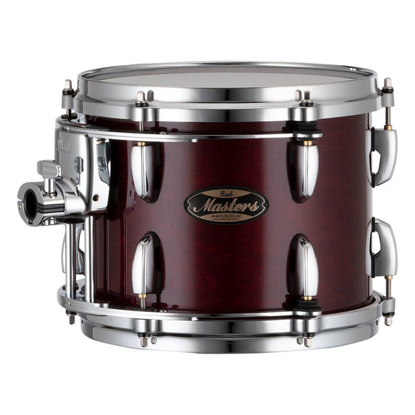 Pearl Masters Maple/Gum Tom 10x8 w/Standard R2 Mount Wine Red | DCP