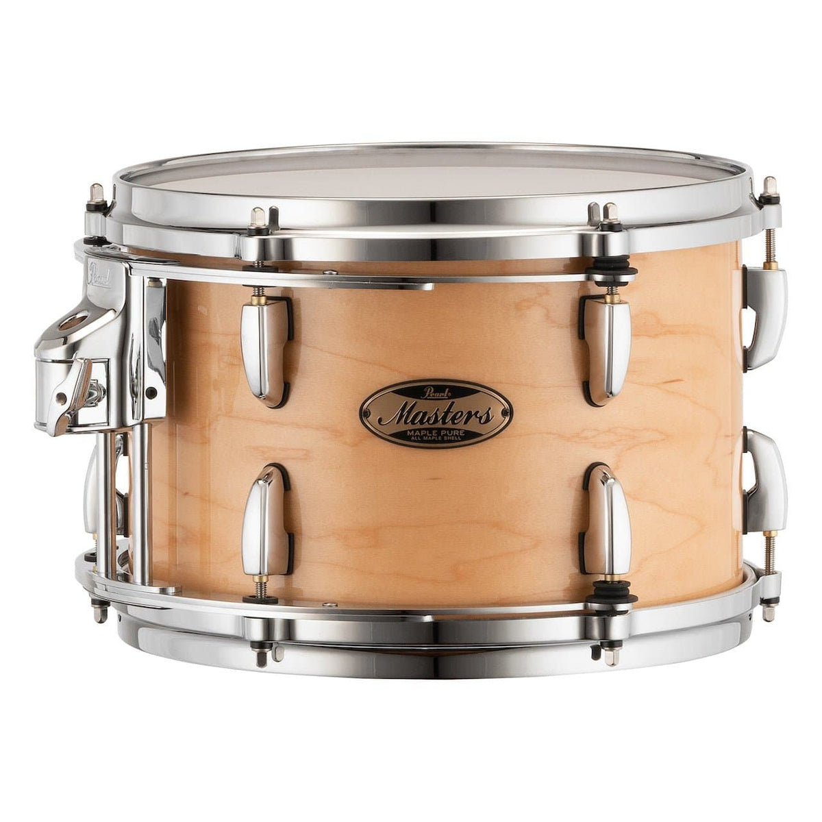 Pearl Masters Maple Pure Tom 12x8 w/L-Bracket R2 Mount Natural Maple