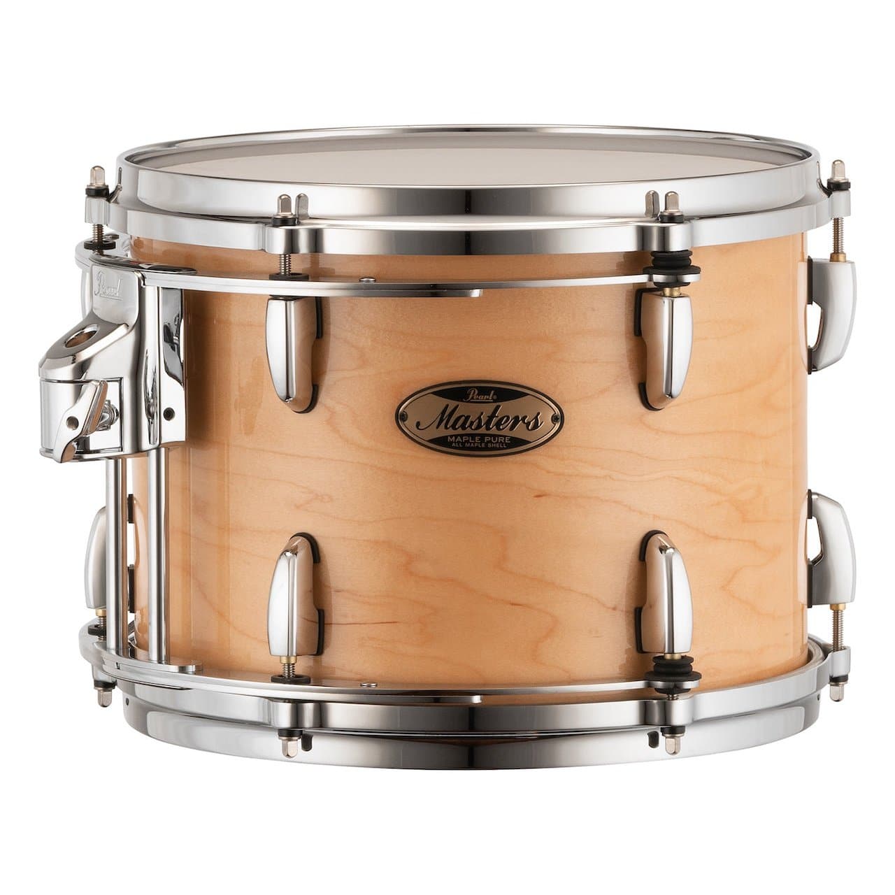Pearl Masters Maple Pure Tom 12x9 w/L-Bracket R2 Mount Natural Maple