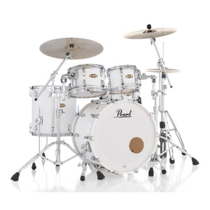 Pearl Masters Maple Pure 4pc Drum Set w/22x16BD w/Std R2s Arctic White