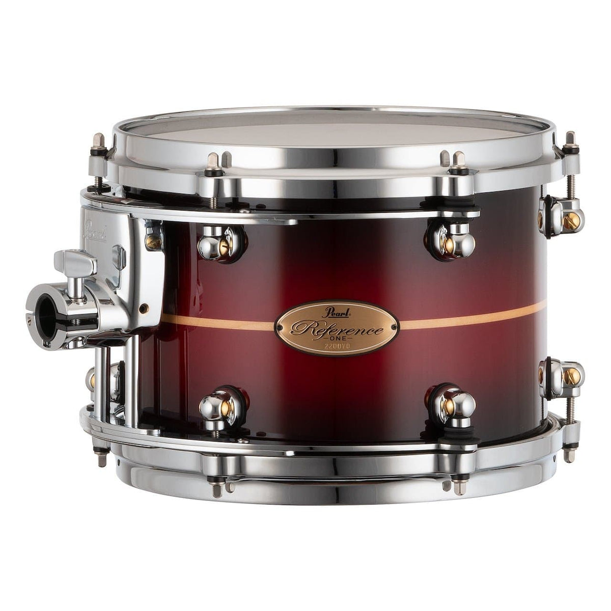 Pearl Reference One Tom 10x7 w/Standard R2 Mount Red Burst Stripe