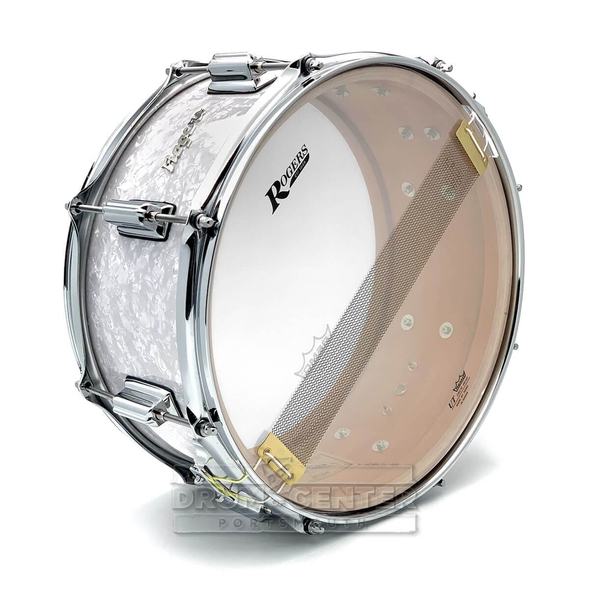 Rogers Powertone Limited Edition Snare Drum 14x6.5 White Marine Pearl