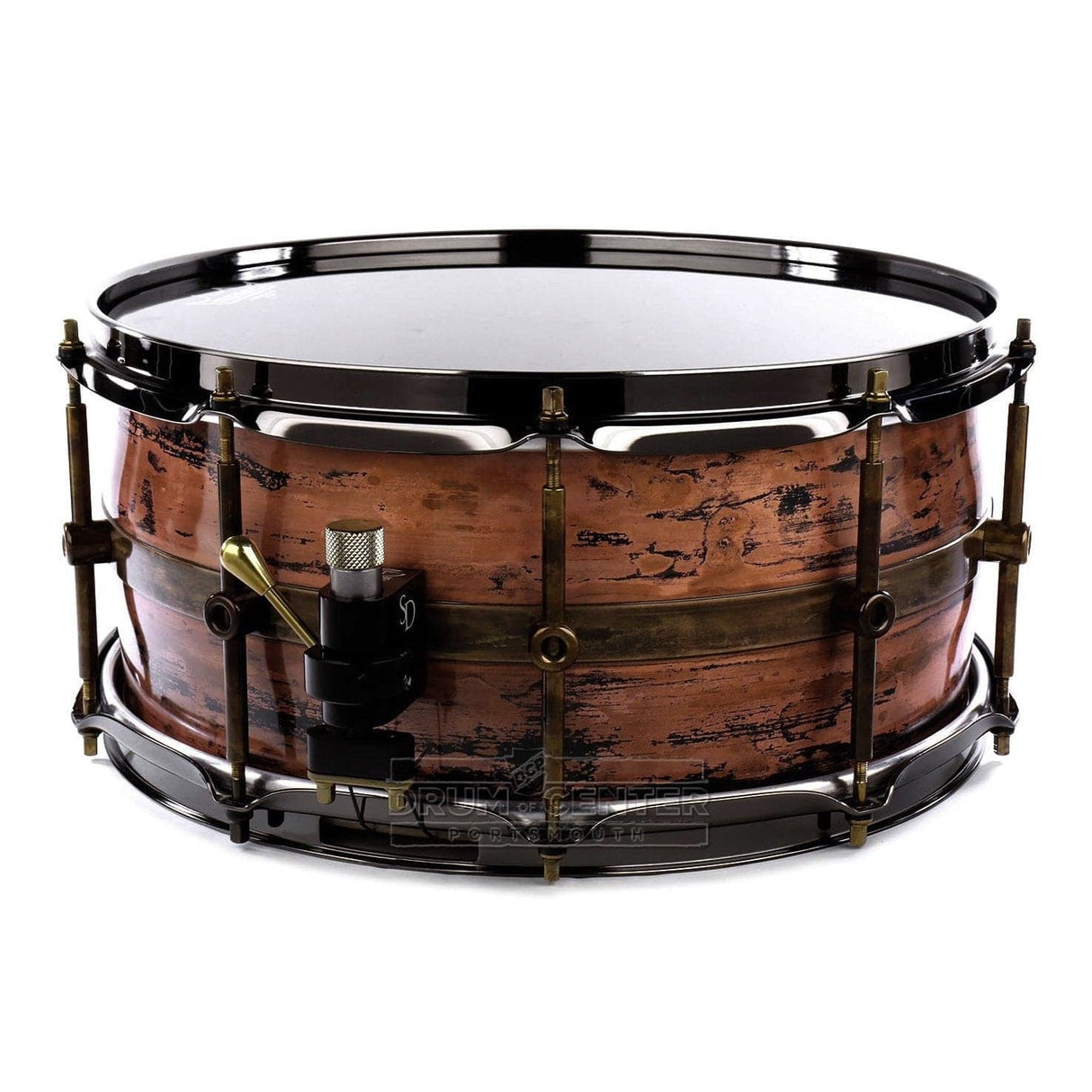 Schagerl Persephone Snare Drum 14x6.5 Copper, Dark Vintage