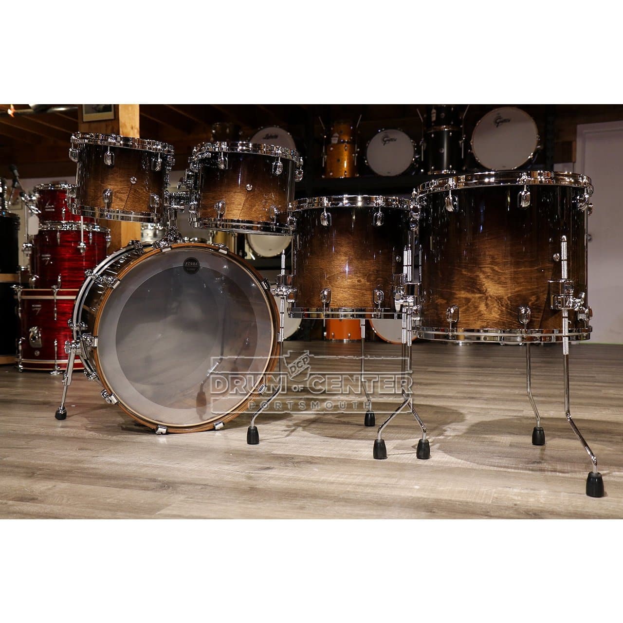 Tama Starclassic Walnut/Birch 5pc Drum Set Transparent Mocha Fade
