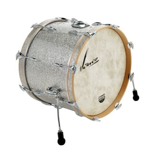 Sonor Vintage Bass Drum 18x14 (w/Mount) Vintage Silver Glitter | DCP